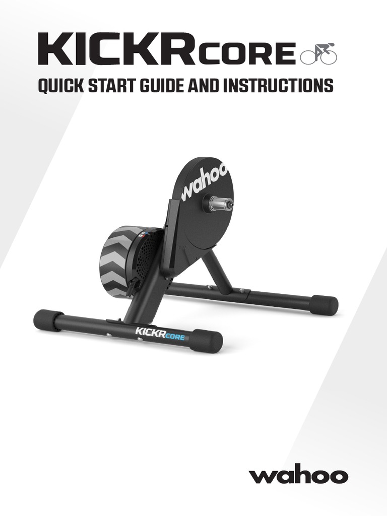 Wahoo Kickr Core PDF | PDF | Manufactured Goods | Human Powered Vehicles