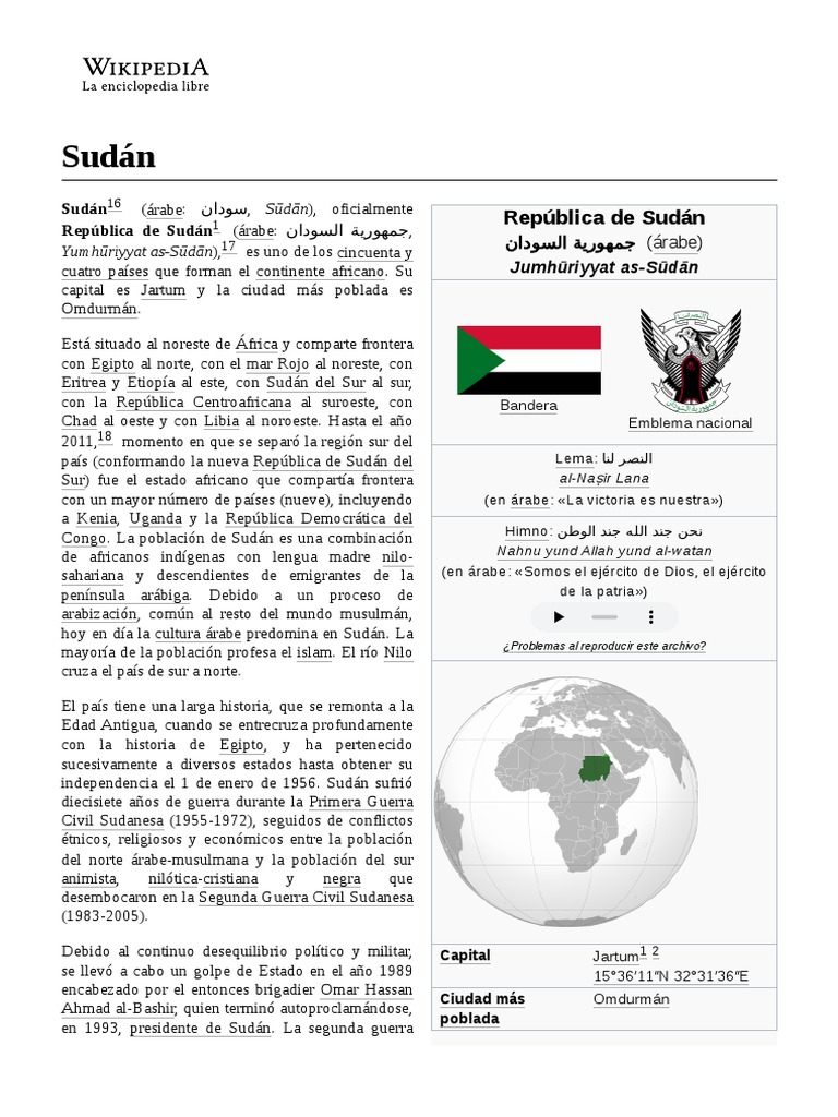 Sudán | PDF | Sudán