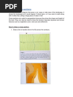 Drawing Cross-Sections in Geography | PDF | Contour Line | Cartesian ...