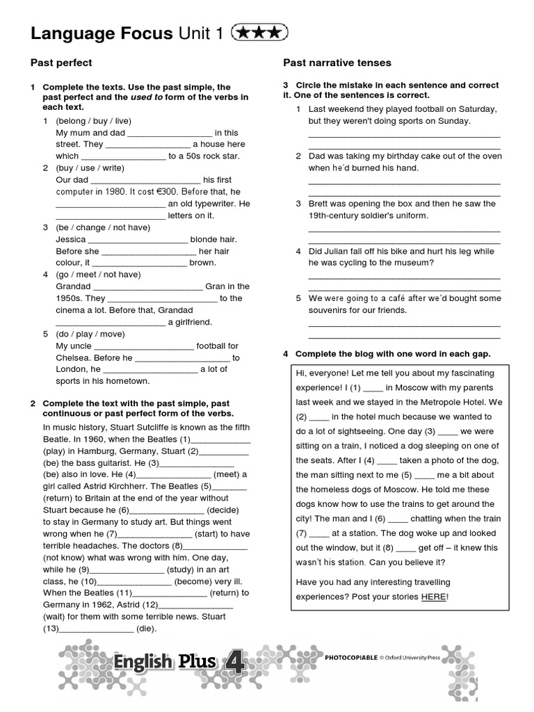 Unit 1 Langfocus Three Star PDF | PDF | Linguistics