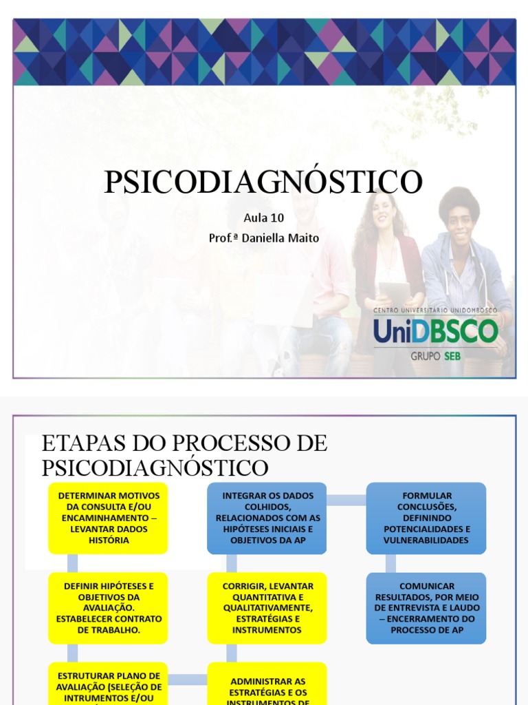 Psicodiagnóstico - Aula 10 - 14.04.2023 | PDF | Psicologia | Avaliação ...