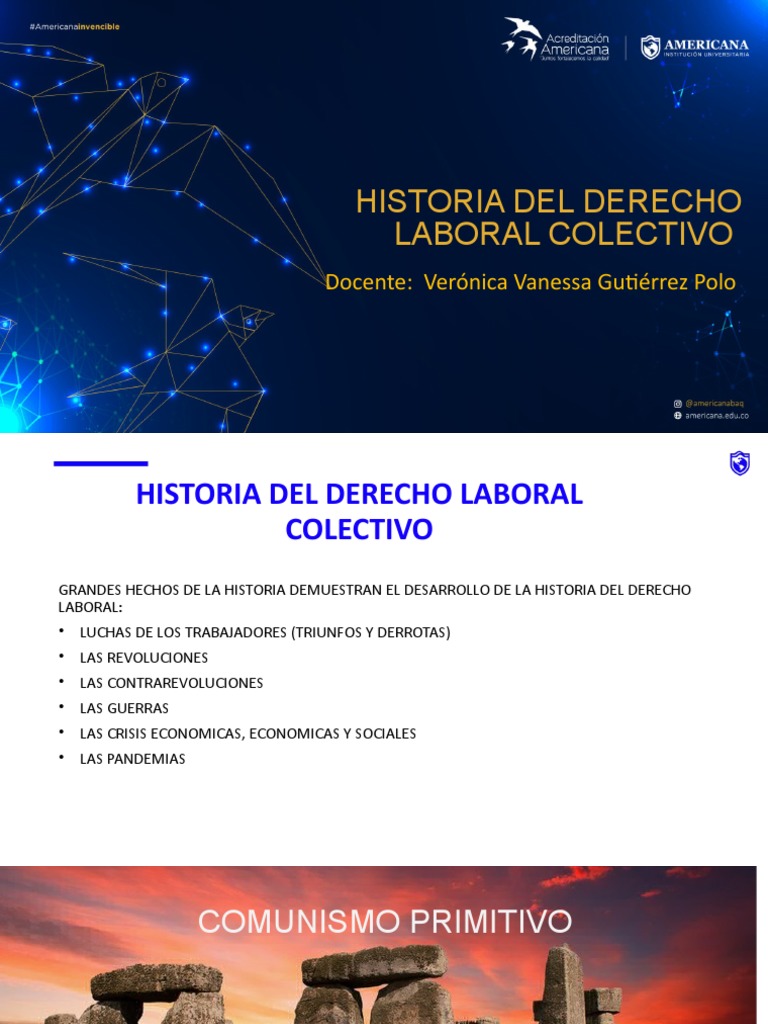 Clase - Historia Derecho Laboral Colectivo Parte 1 | PDF | Feudalismo | Edades medias