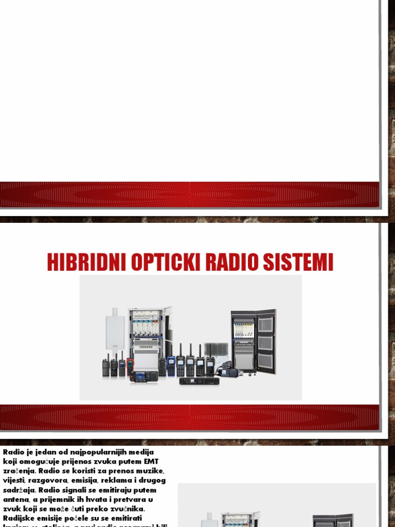 Hibridni Opticki Radio Sistemi | PDF