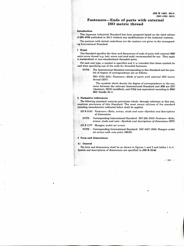 Jis B 1003 | PDF