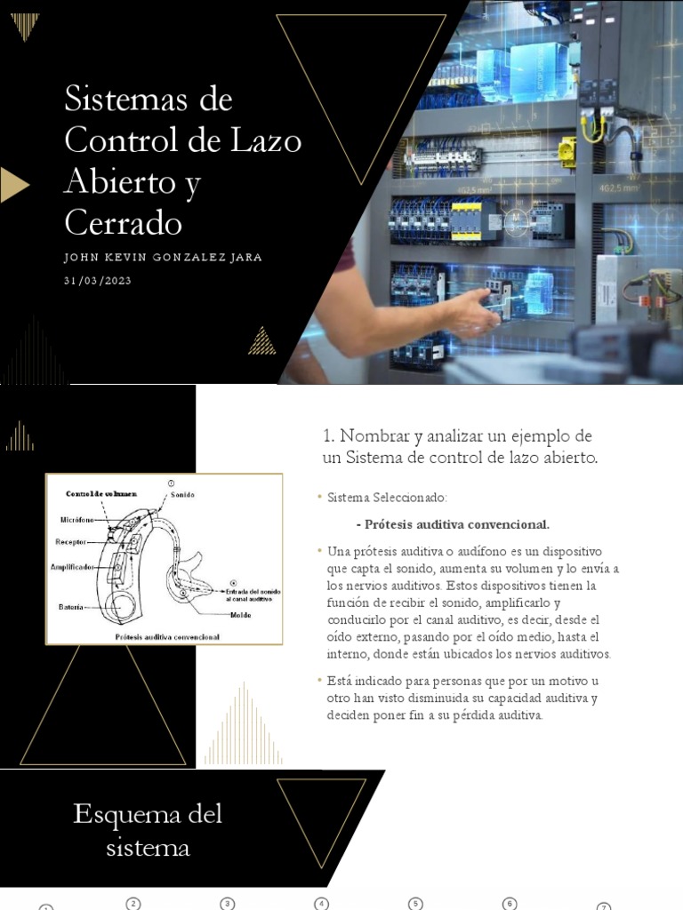 Sistemas de Control de Lazo Abierto y Cerrado | PDF | Escuchando ...
