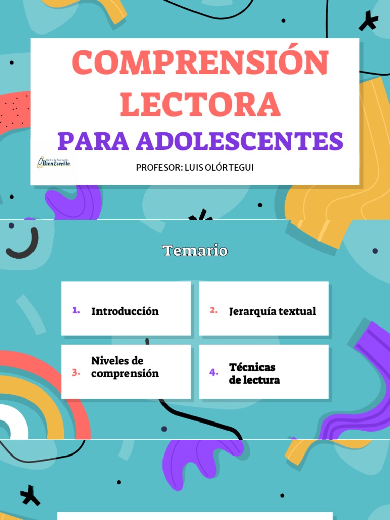 Cuarta Clase (Comprensión Lectora para Adolescentes) | Descargar gratis ...