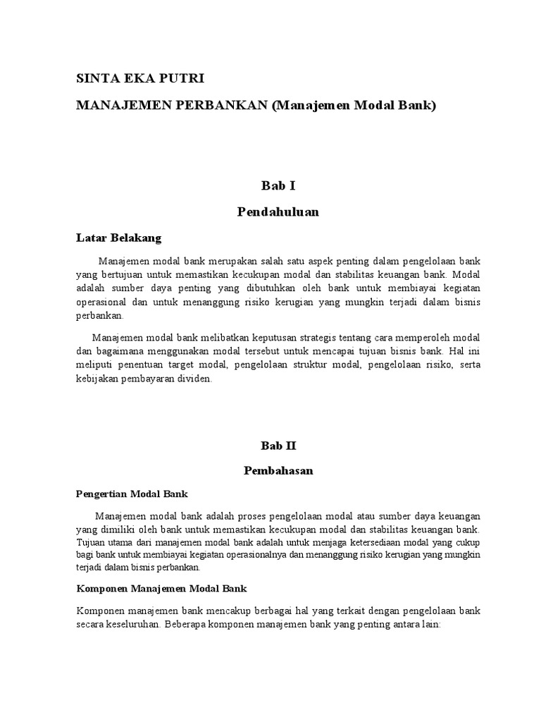 Paper Bank Shinta | PDF