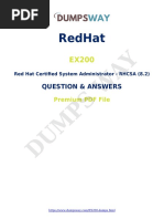 Redhat Rhcsa Ex200 Exam Question and Answers | PDF | Networking ...