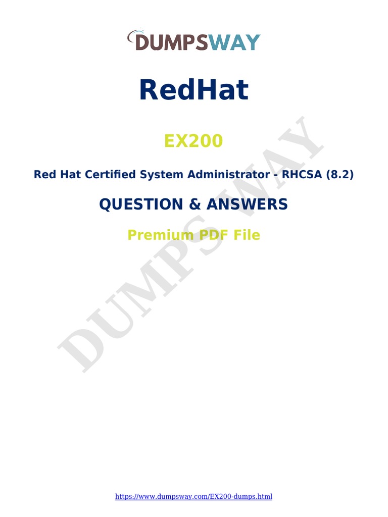 RHCSA EX200 Exam Questions & Answers | PDF | Web Server | Internet & Web