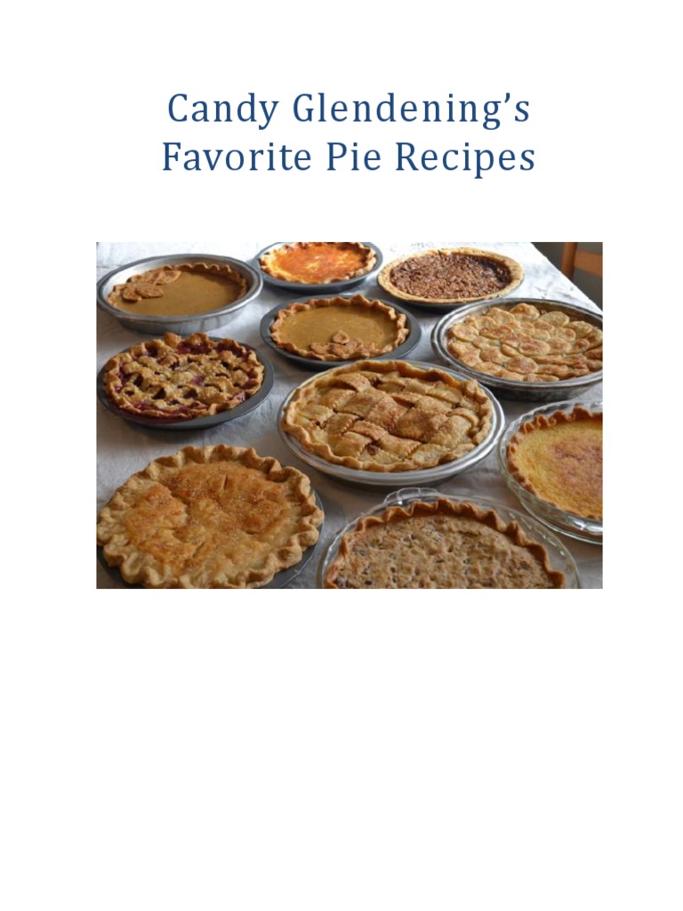 Candys Favorite Pie Recipes PDF | PDF | Breads | Meringue