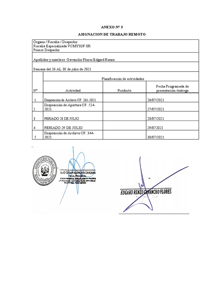 Anexo Nro. 03 | PDF Anexo Nro. 03 | PDF