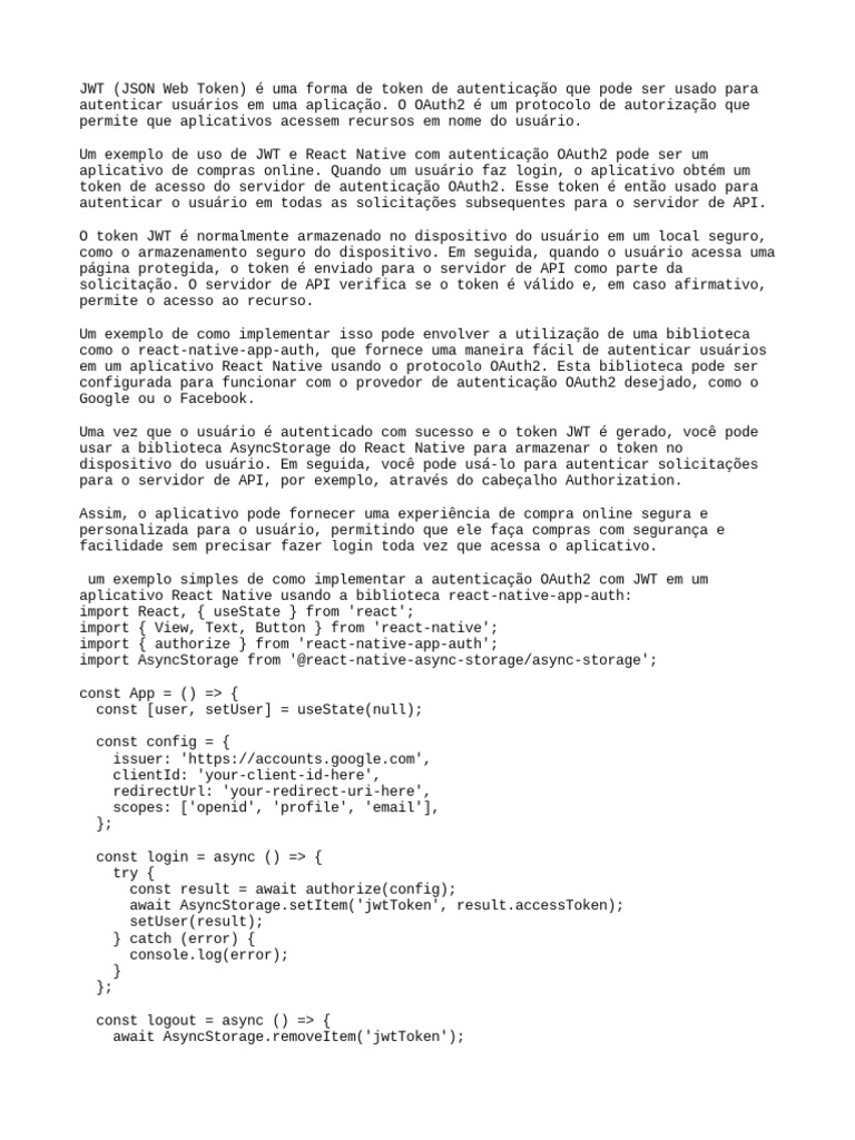 Tutorial Jwt Pdf Computadores