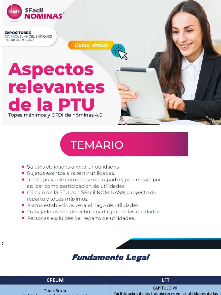 Guía sobre PTU y Obligaciones Empresariales | PDF | Impuesto sobre la ...