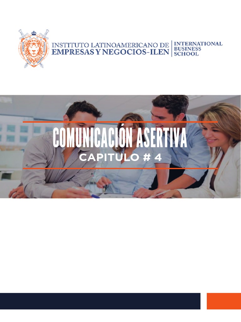 1 - Capitulo - Comunicación Asertiva PDF | PDF | Liderazgo | Comunicación