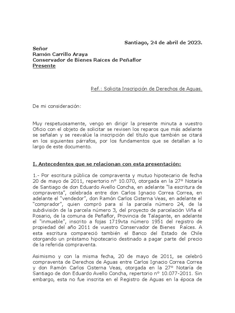 Minuta CBR CuricÃ (Medina Villegas) | PDF | Ley de obligaciones | Consentimiento