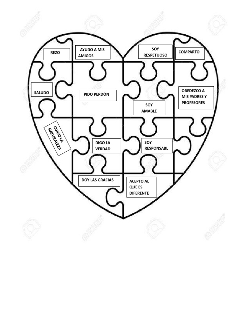 PUZLE DE CORAZÓN (1) | PDF