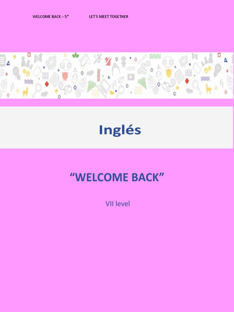 Welcome Back - 5° Let S Meet Together - Learning Activity 02 | PDF | Las emociones