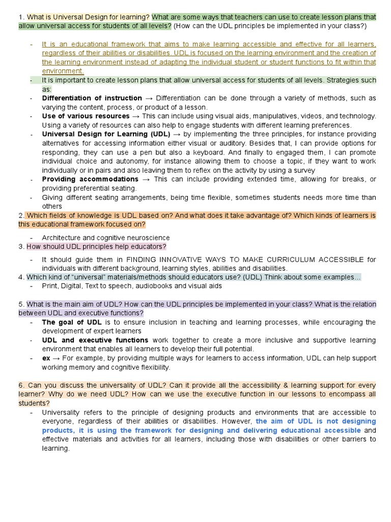 Study - COMPETENCES - UDL, Gifted C, ADHD, Autism, Etc.. | PDF | Autism ...