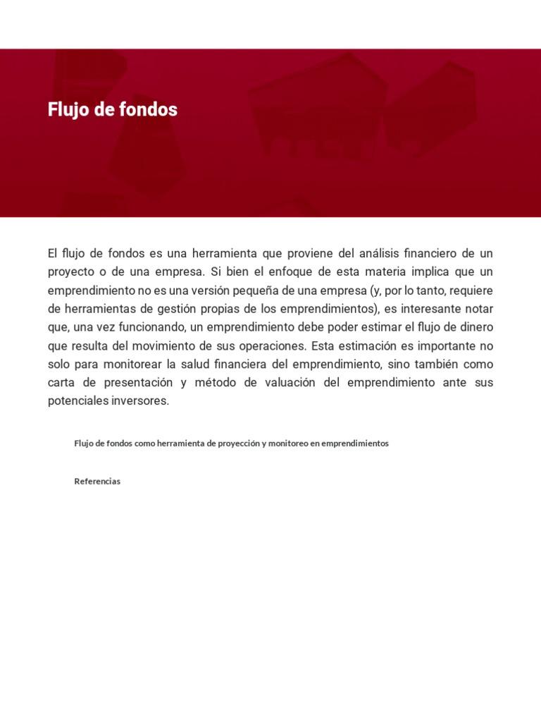Flujo de Fondos | PDF | Iniciativa empresarial | Dinero