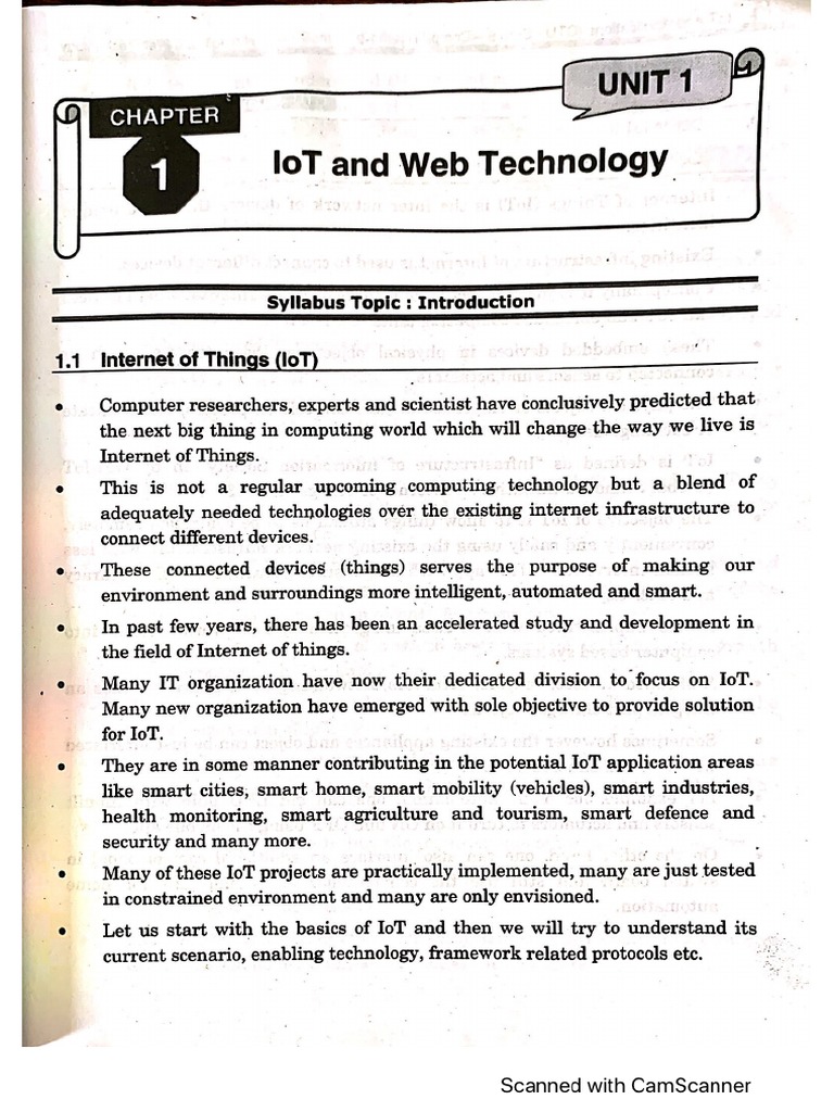 IoT - 1 PDF | PDF