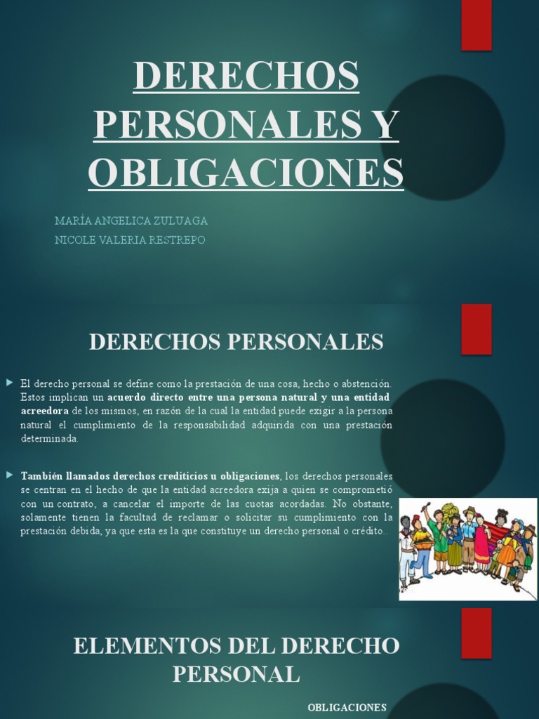 Derechos Personales y Obligaciones | PDF | Daños y perjuicios | Justicia