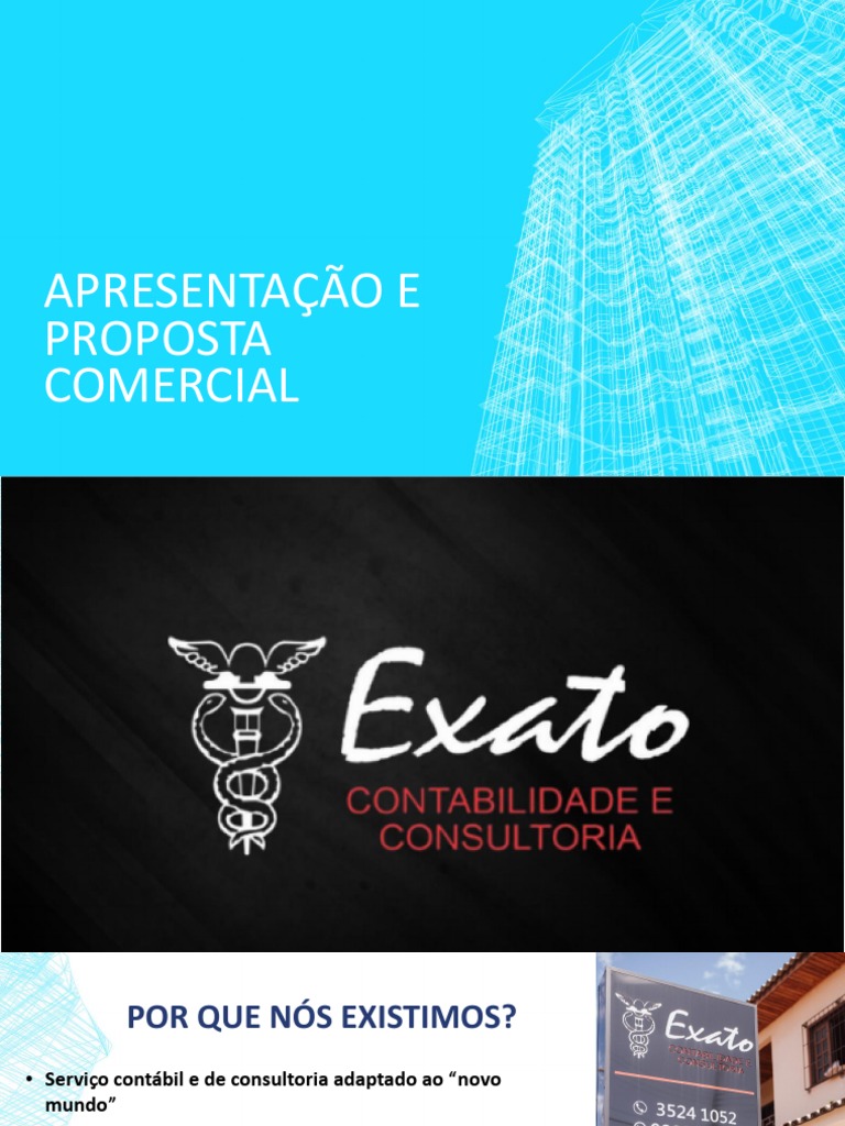Apresentação e Proposta Contábil - Regularização de Empresa | PDF ...