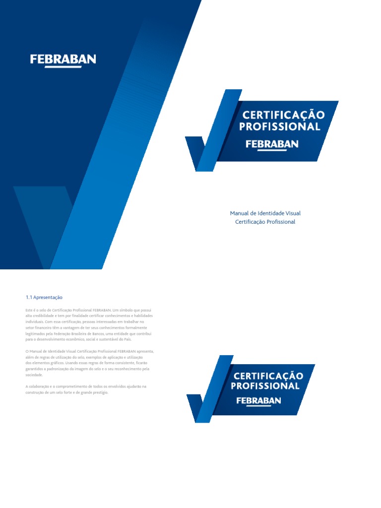 Manual de Identidade Visual FEBRABAN | PDF | Cor | Design de comunicação