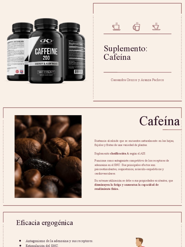 Cafeína | PDF | Cafeína | Nutrición