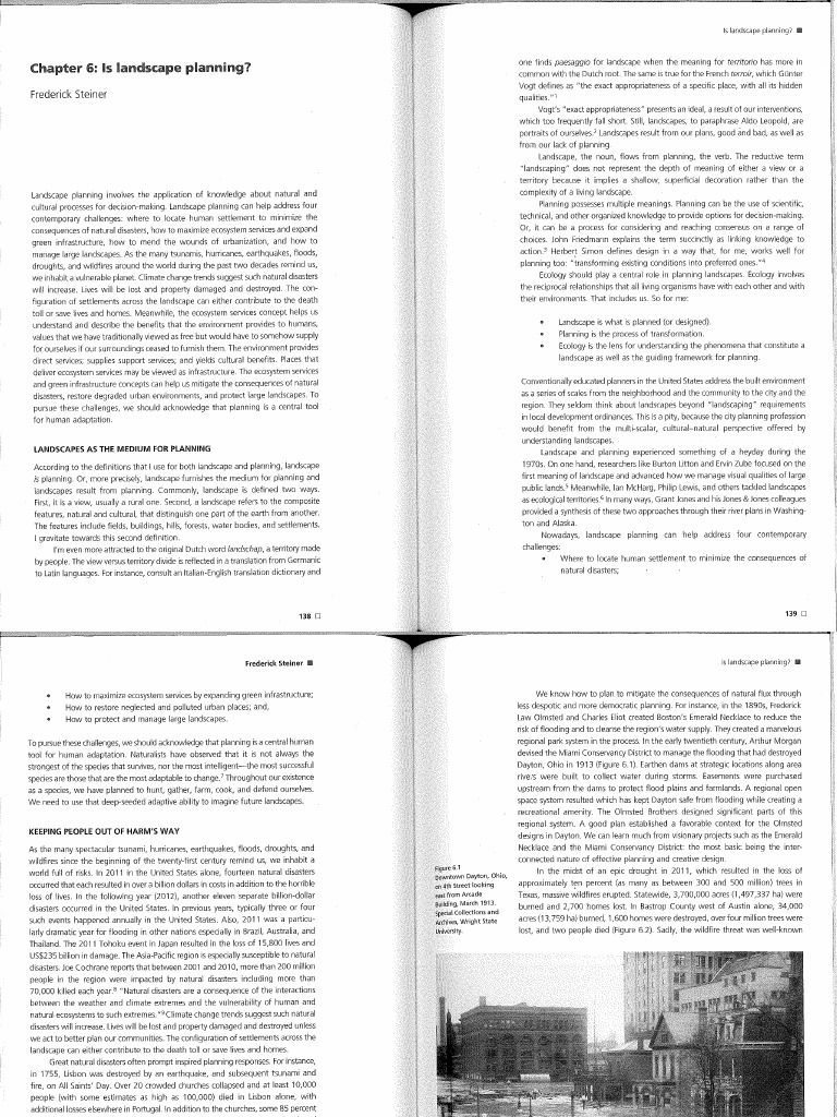 Is Landscape Planning) - Frederick Steiner | PDF