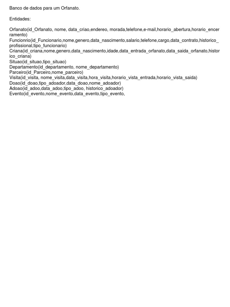 BD Orfanato PDF | PDF