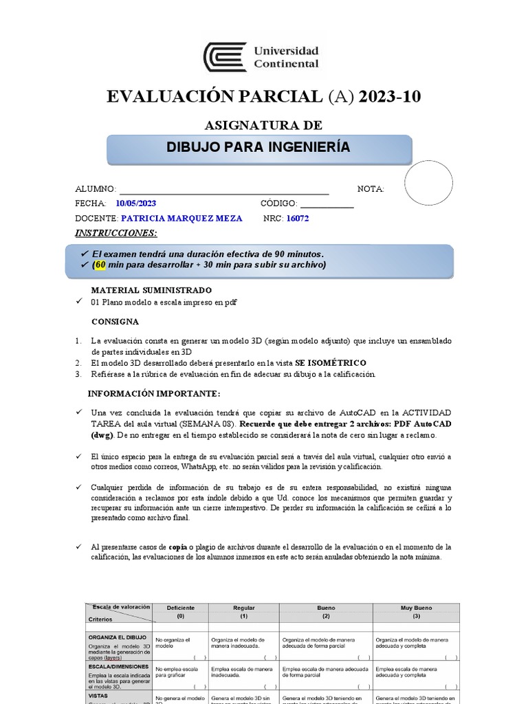 Evaluación Parcial | PDF