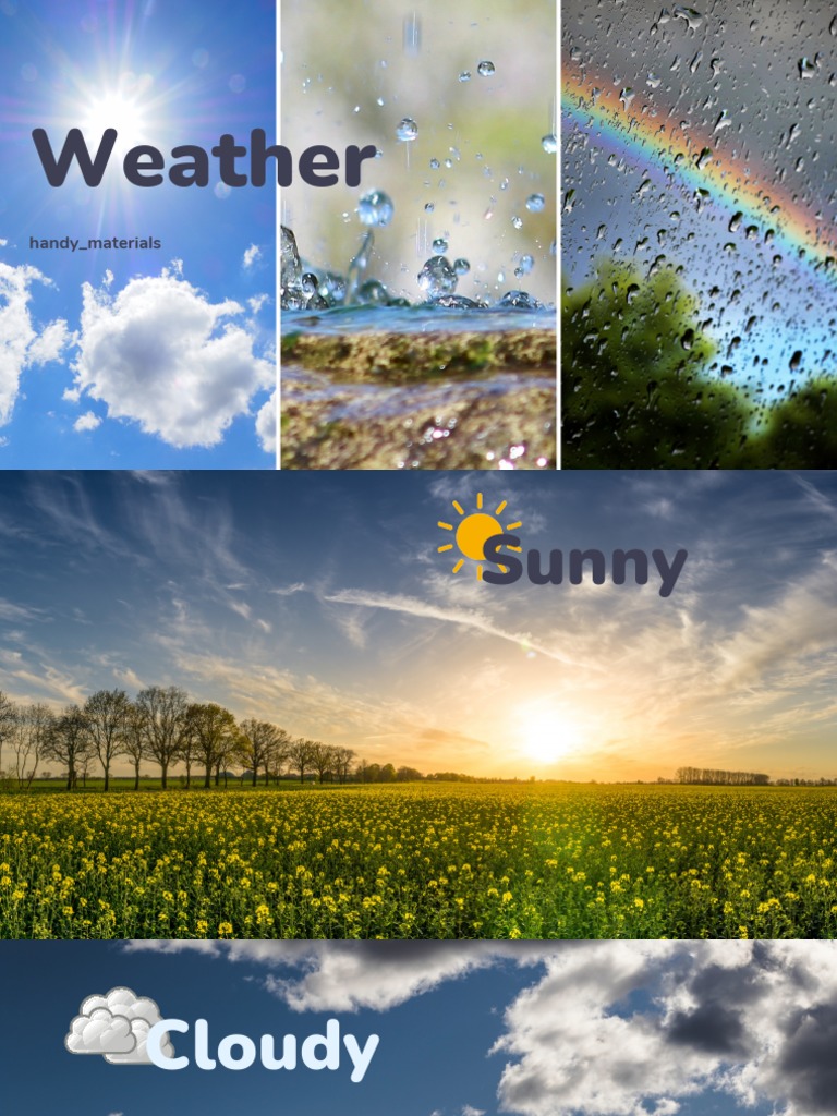 Weather Elementary Eng File | Download Free PDF | Weather | Applied And ...