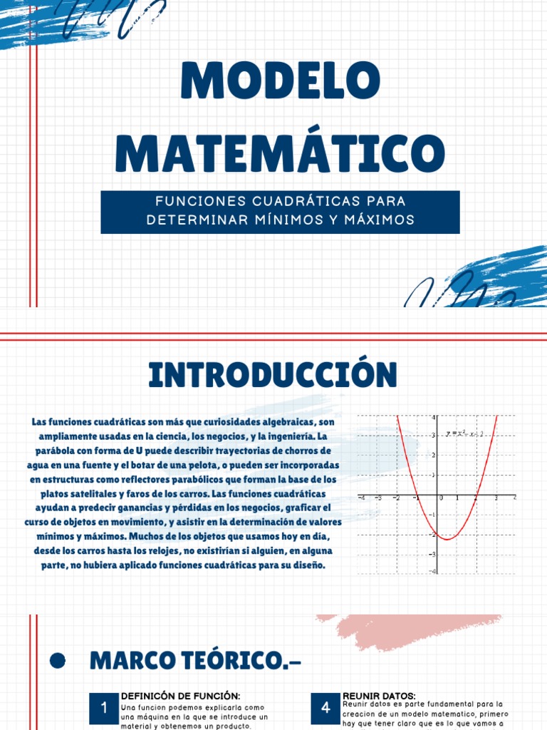 Modelo Matematico PDF | PDF | Ecuación cuadrática | Ecuaciones