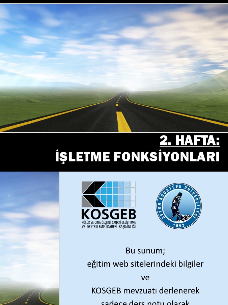 Girisimcilik 2. Hafta PDF | PDF