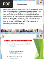 Basic Models of Communication Infographic | PDF