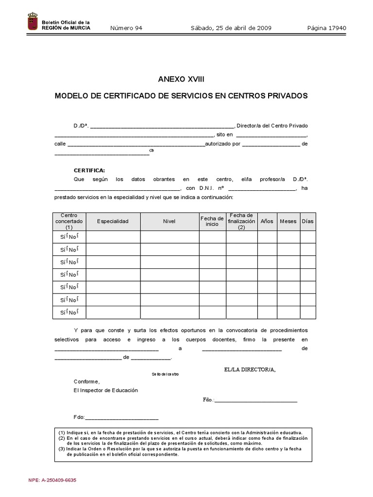 Certificado de Servicios Prestados PDF | PDF