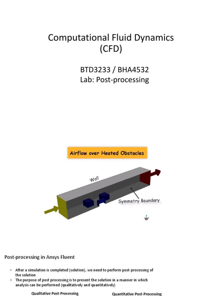 Lab Post-Processing | PDF | Computational Fluid Dynamics | Plane (Geometry)