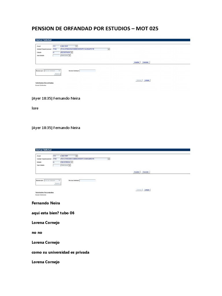 Soli Prorroga Pens X Estu Pasos | PDF