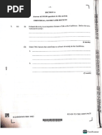 Social Studies May 2024 Paper 1 With Answers | PDF