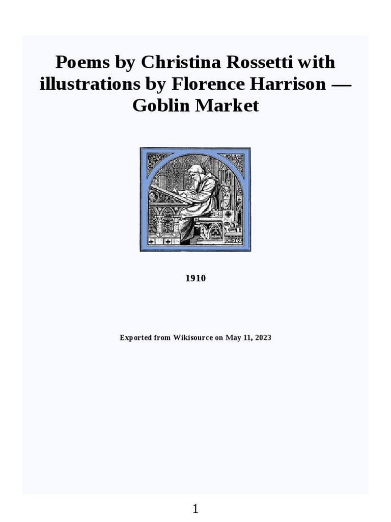 Poems by Christina Rossetti | PDF | Fruit