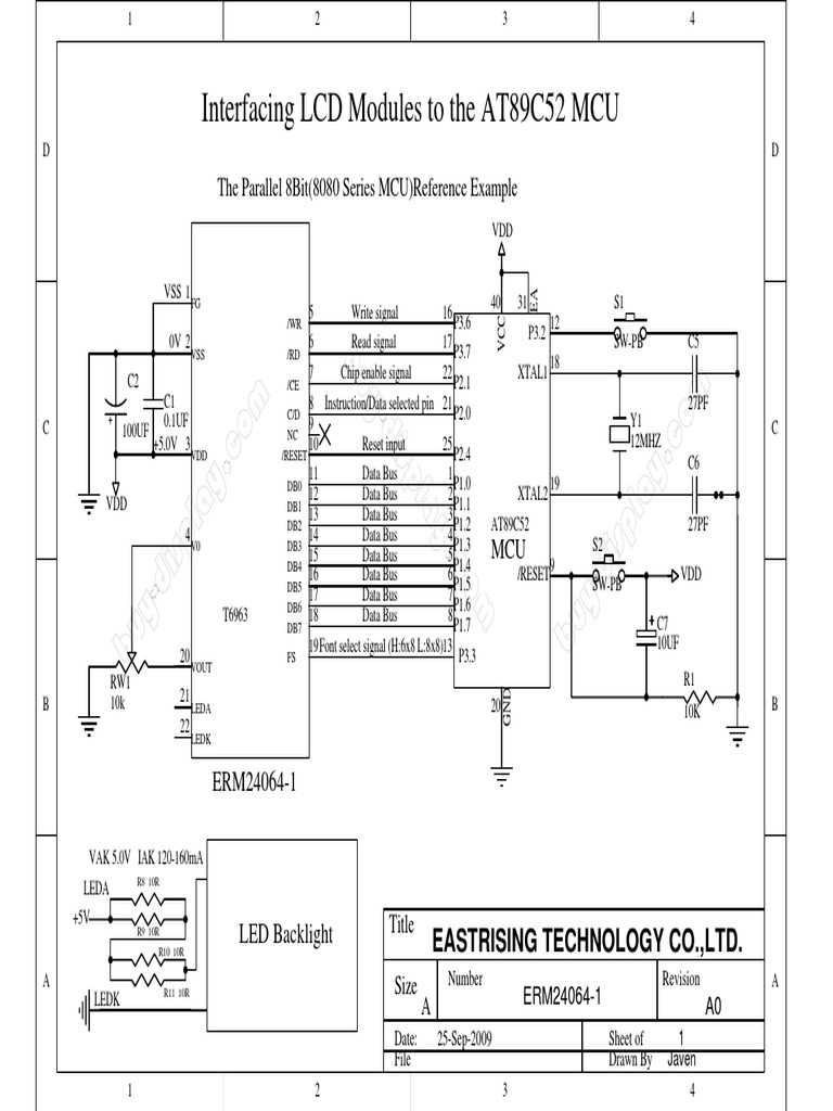 ERM24064-1 Interfacing PDF | PDF | Computing | Information And Communications Technology