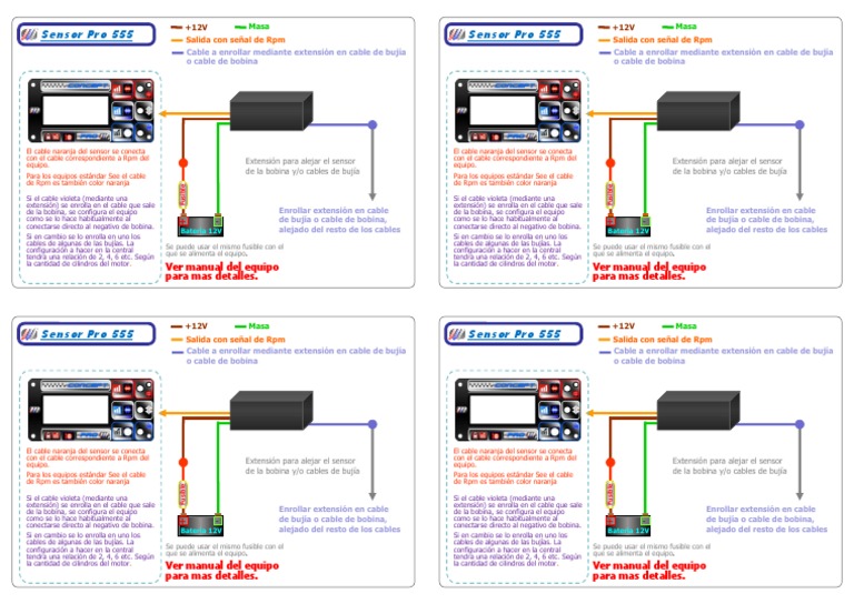 Guía Sensor Cdi Pro 555 | PDF | Máquinas | Propulsión