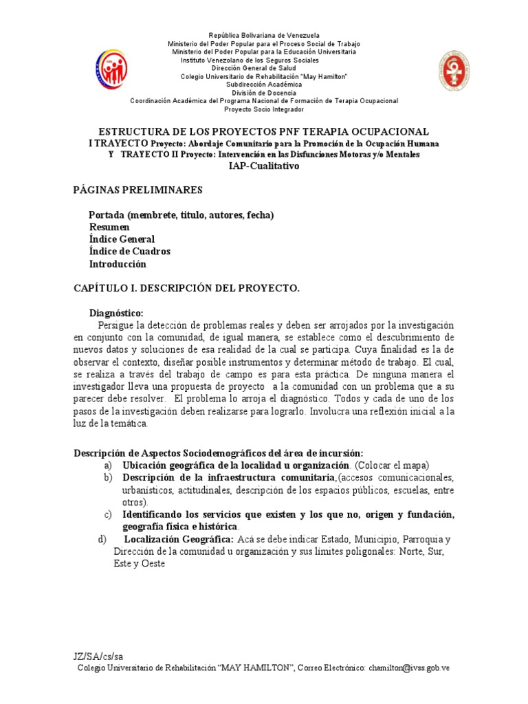 Esquema para Elaborar Proyecto Socio Integrador TI y TII 2023 | PDF