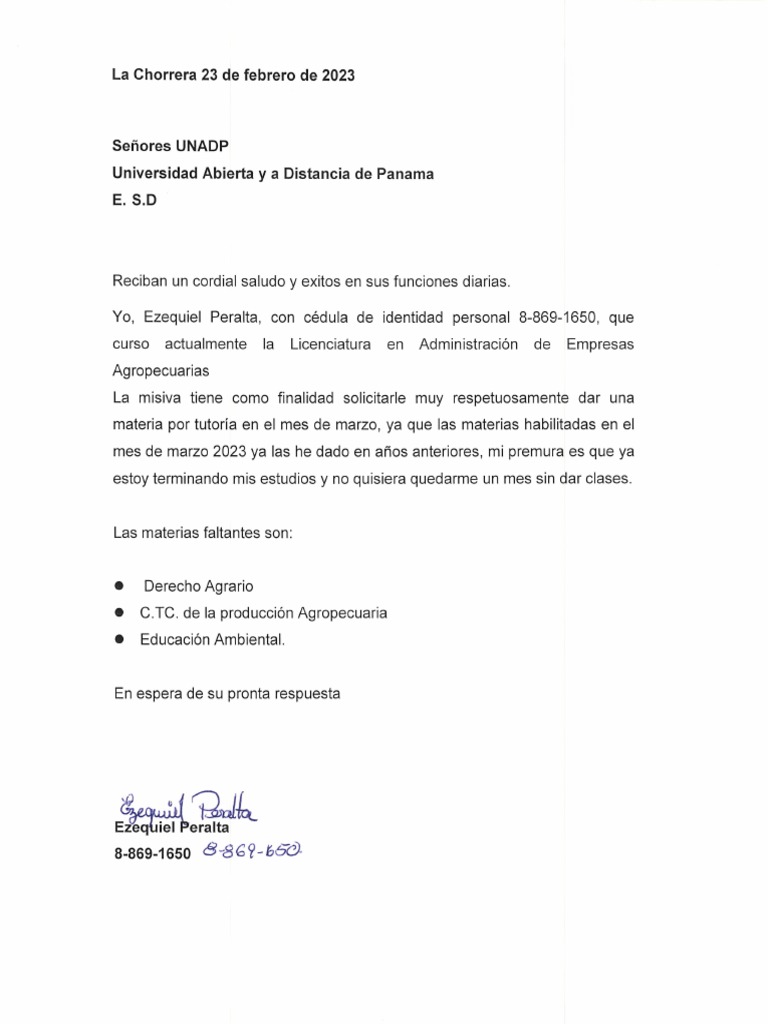 Tutoria Solicitud | PDF