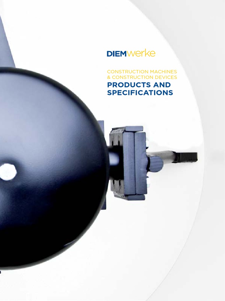 2017_DIEM_Brochure_Machines_Devices | PDF | Crane (Machine) | Elevator