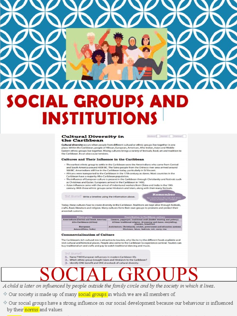 Understanding Social Groups and Institutions | PDF | Social Group ...