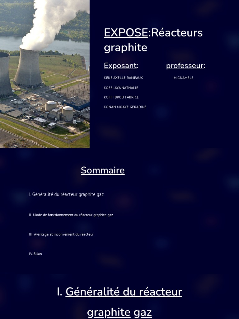 Reacteurs Graphite Gaz Une Technologie Revolutionnaire PDF | Download ...