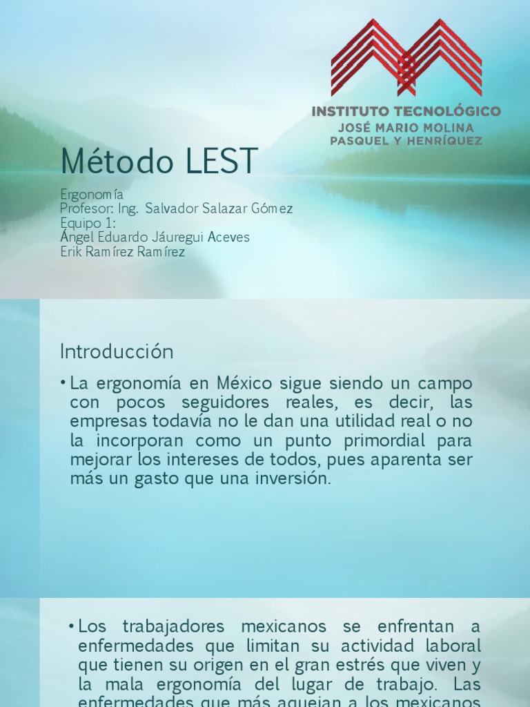 Metodo LEST | PDF | Tiempo de trabajo