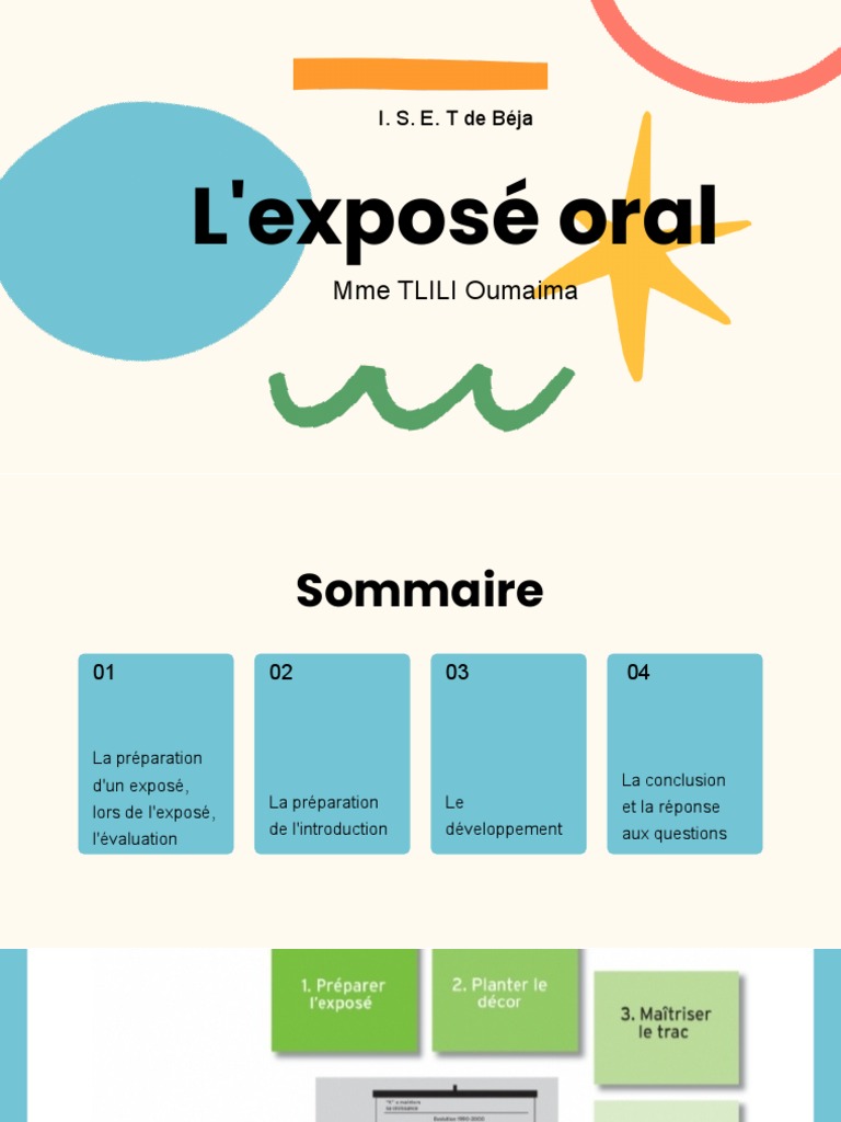Guide de l'exposé oral efficace | PDF