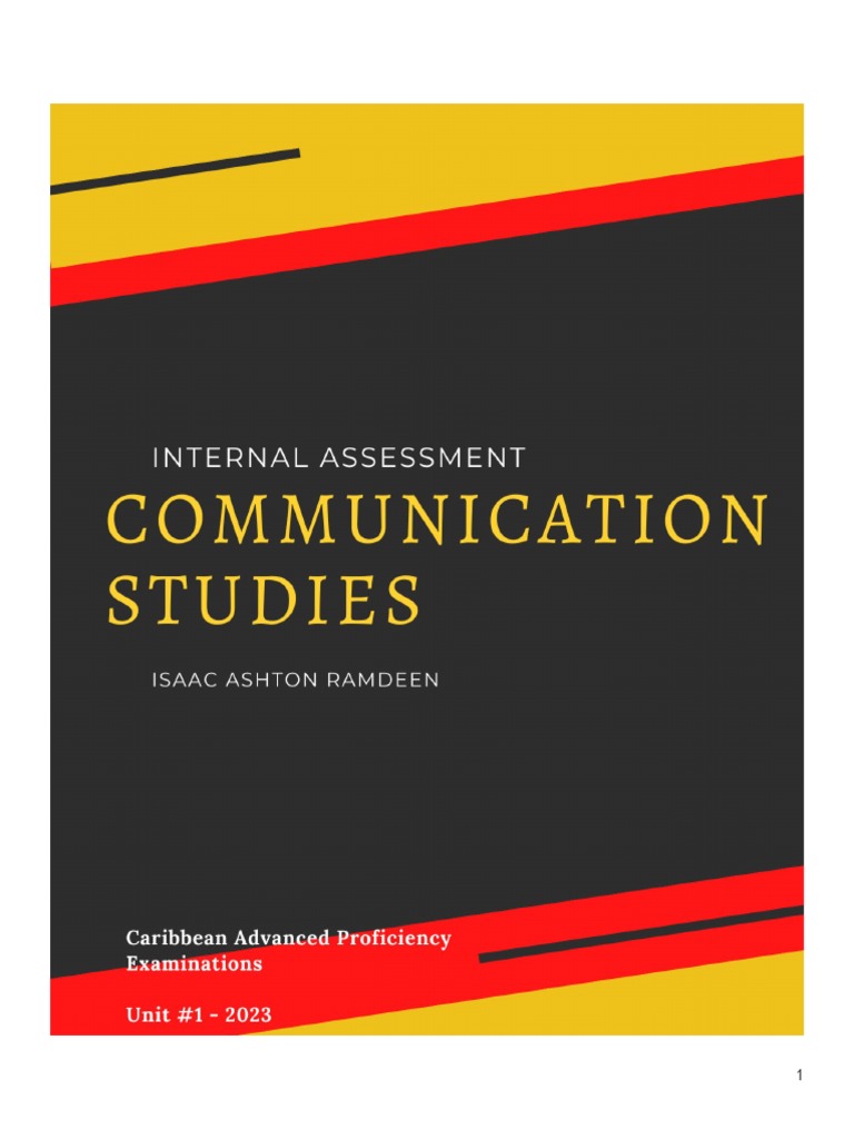 Isaac Ramdeen - Communication Studies IA | PDF | Sustainability | Green ...